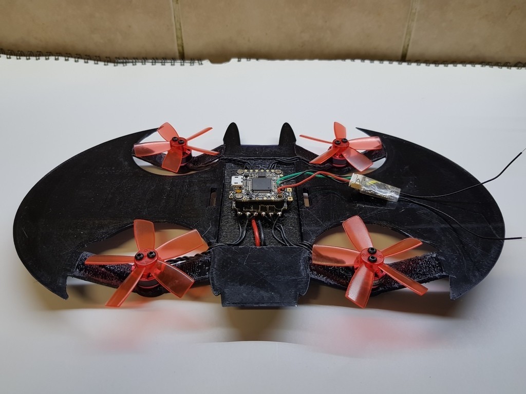 🦇 RC Bat Plane Quadcopter・Free STL File for ・Cults
