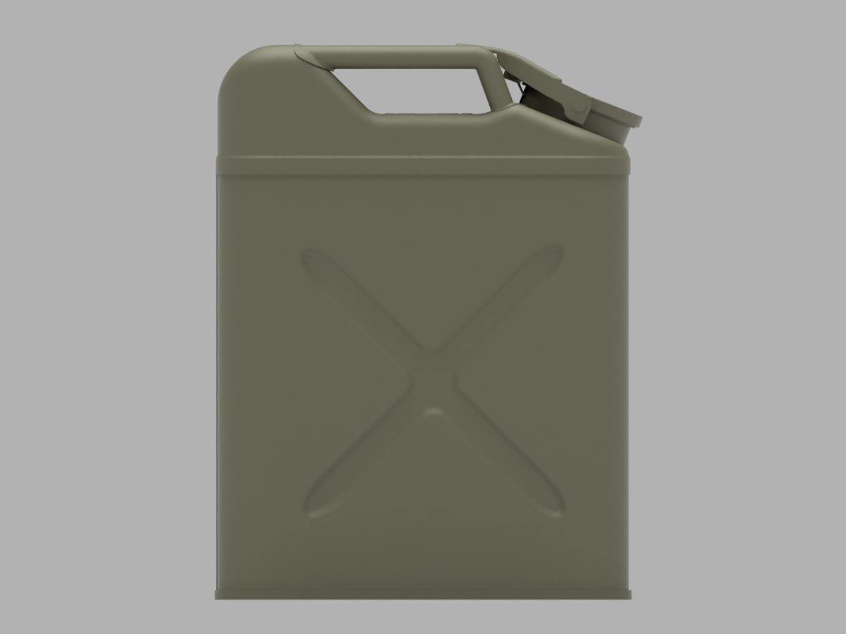🥫 U.S. Army WW2 Jerry Can . Detailed 1:1 scale・ STL File for ・Cults