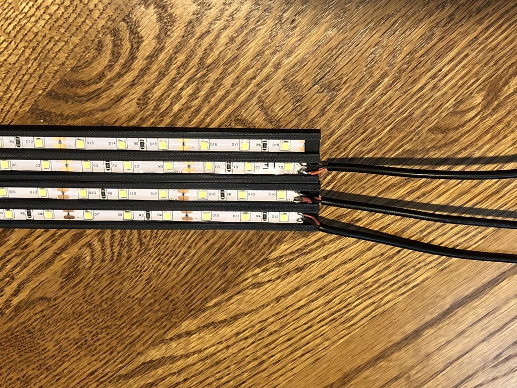 Free 3D file LED Strip Holder 🔌 ・3D printing model to download・Cults