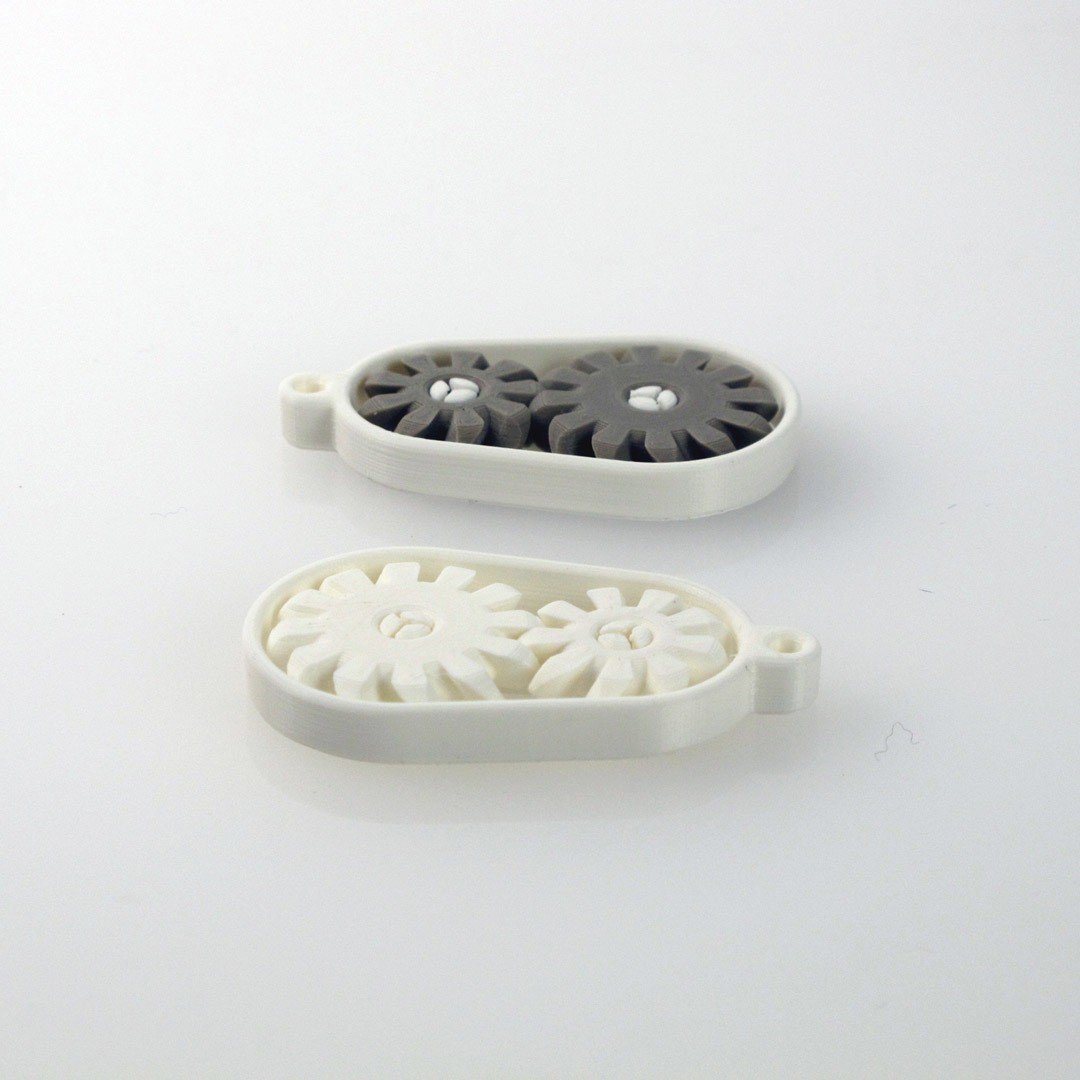 Free STL file Gear Keychain ⚙️ ・3D print object to download・Cults