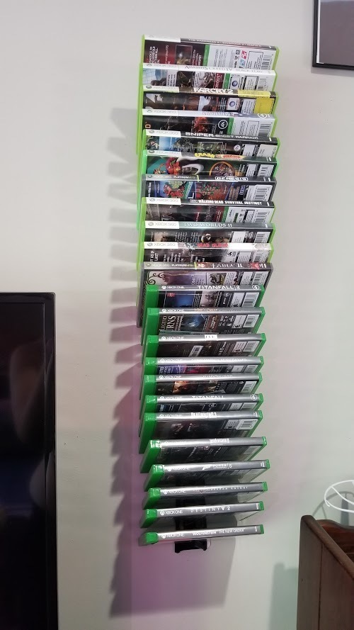 📀 Stackable DVD Blu-Ray Wall Rack・Free 3D File for ・Cults