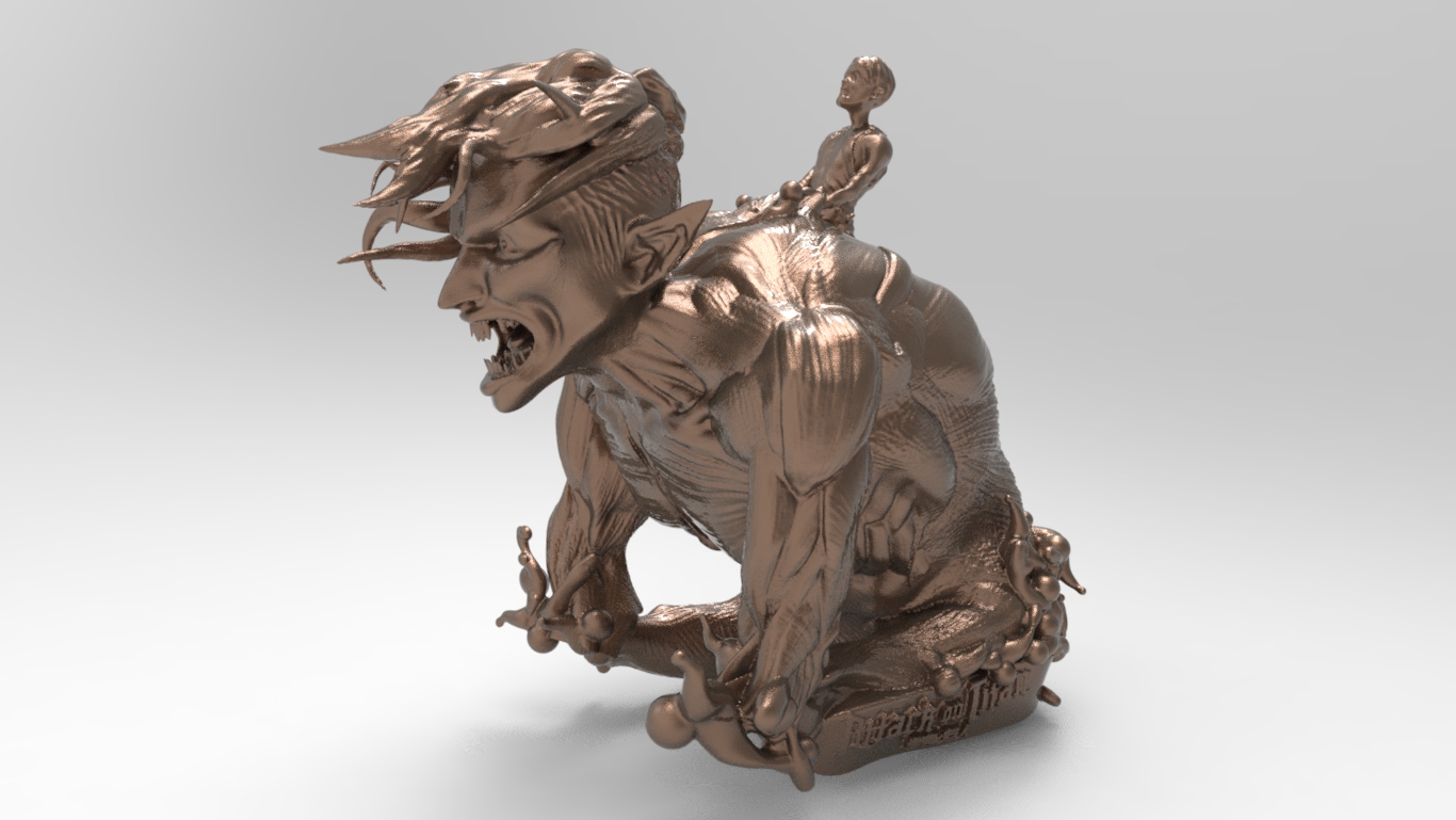 STL file attack on titan 🎨 ・Design to download and 3D print・Cults