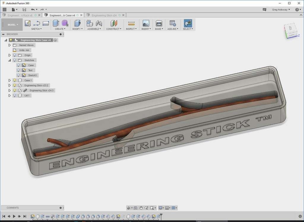 Free STL file Engineering Stick™ (STEP)・3D printing model to download・Cults