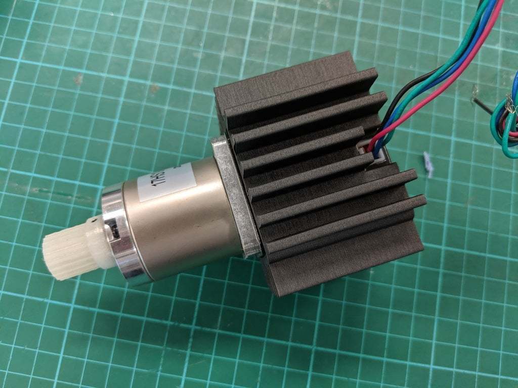 🔧 Parametric Stepper Motor Heat-Sink・Free STL File for 3D printing・Cults
