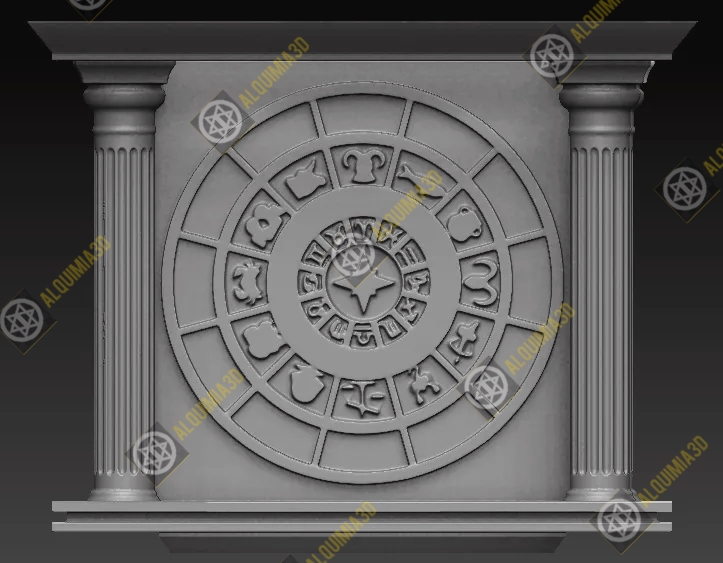 Fichier OBJ Tour de l'horloge de Saint Seiya 🎲 ・Objet pour imprimante ...