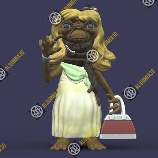 Archivo OBJ ET Dress 👗 ・Diseño para descargar y imprimir en 3D・Cults