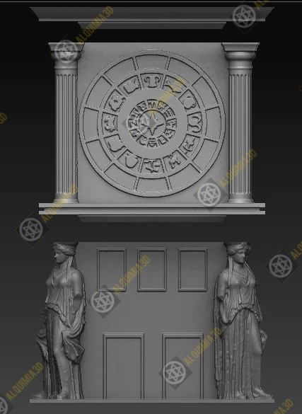 Fichier OBJ Tour de l'horloge de Saint Seiya 🎲・Objet pour imprimante 3D ...