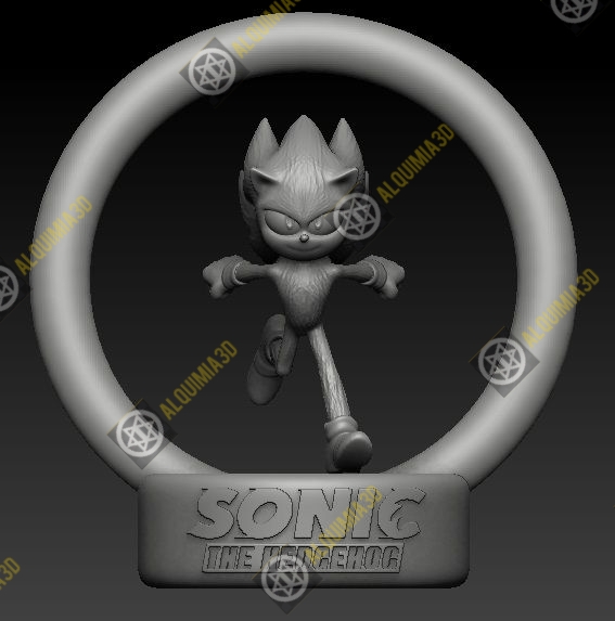 OBJ file Sonic movie style 🎬 ・3D printer design to download・Cults