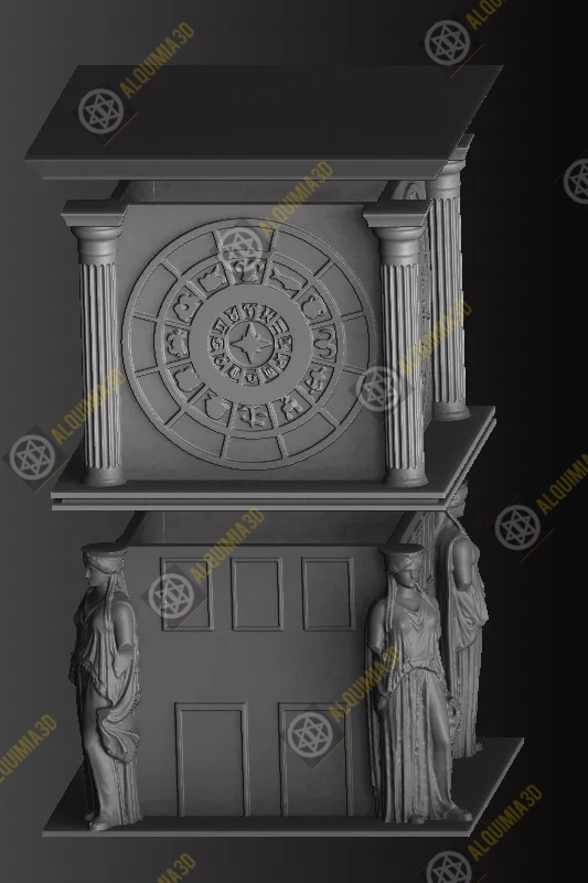 Fichier OBJ Tour de l'horloge de Saint Seiya 🎲 ・Objet pour imprimante ...