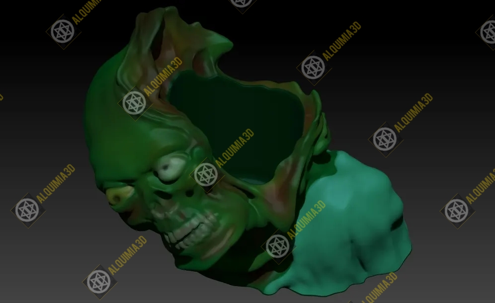 Archivo OBJ Zombie planter 🧟 ・Objeto de impresión 3D para descargar・Cults