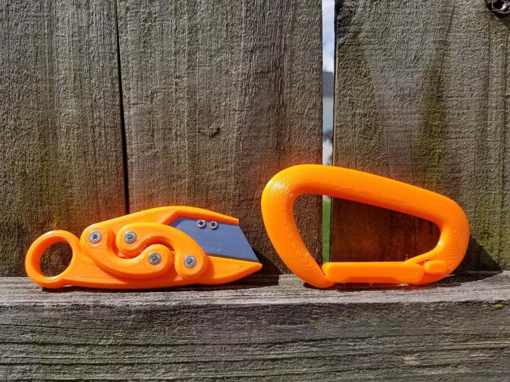 3D print Retractable 'Cat Claw' Box Cutter・Cults