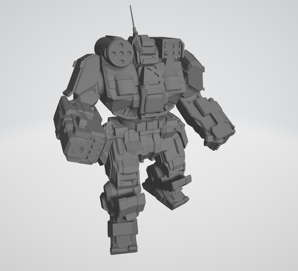 STL file LYNX Battlemech 🎲 ・3D print model to download・Cults