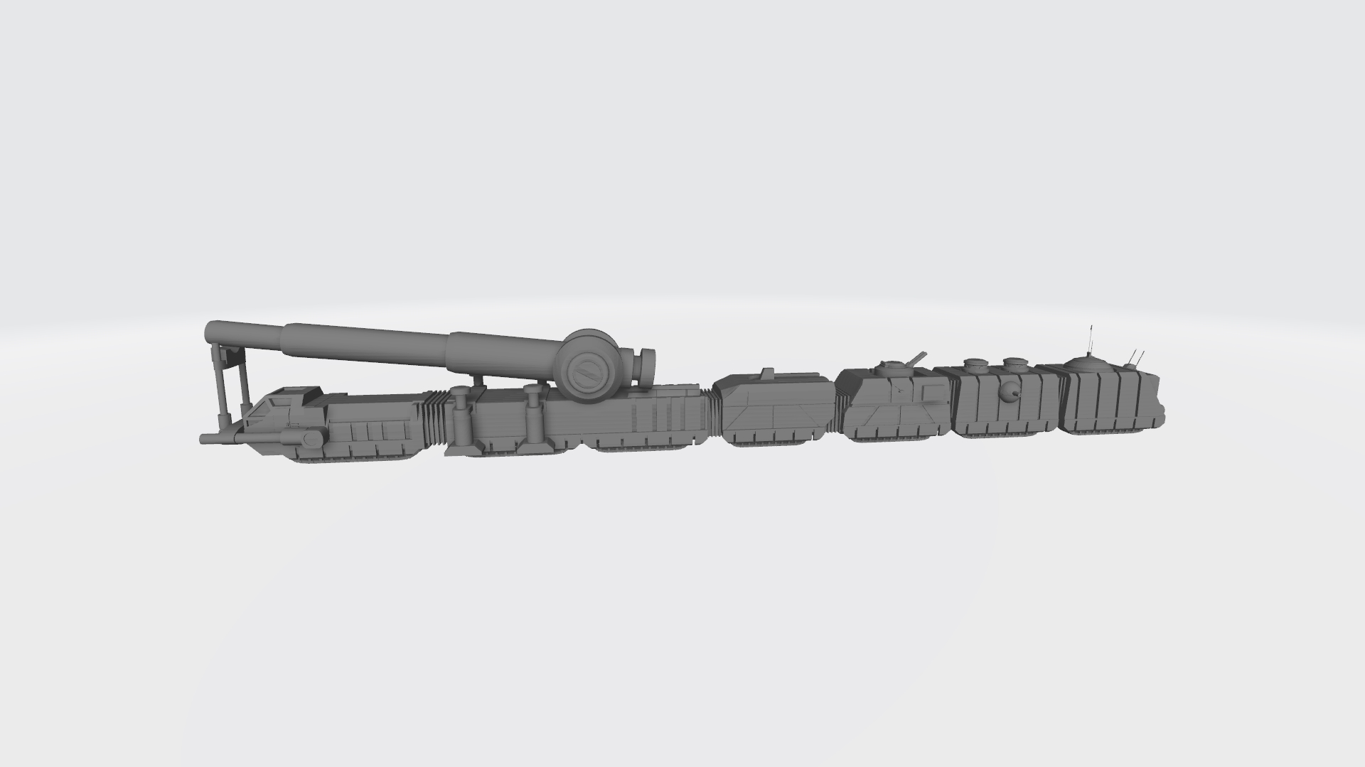 🧨 Battletechnology - LT-MOB-25 Mobile Long Tom Artillery piece・ STL ...