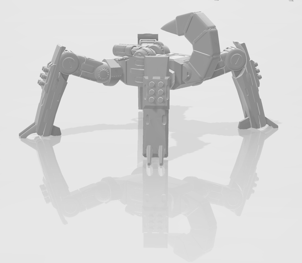 STL file Battletechnology Fire Scorpion - Quad Mech 🔥 ・3D printing ...