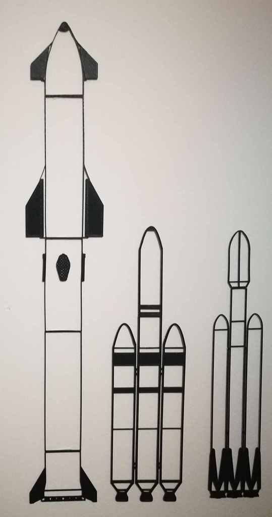 Free STL file Starship and Superheavy - Wall Decoration 🚀 ・3D printing ...