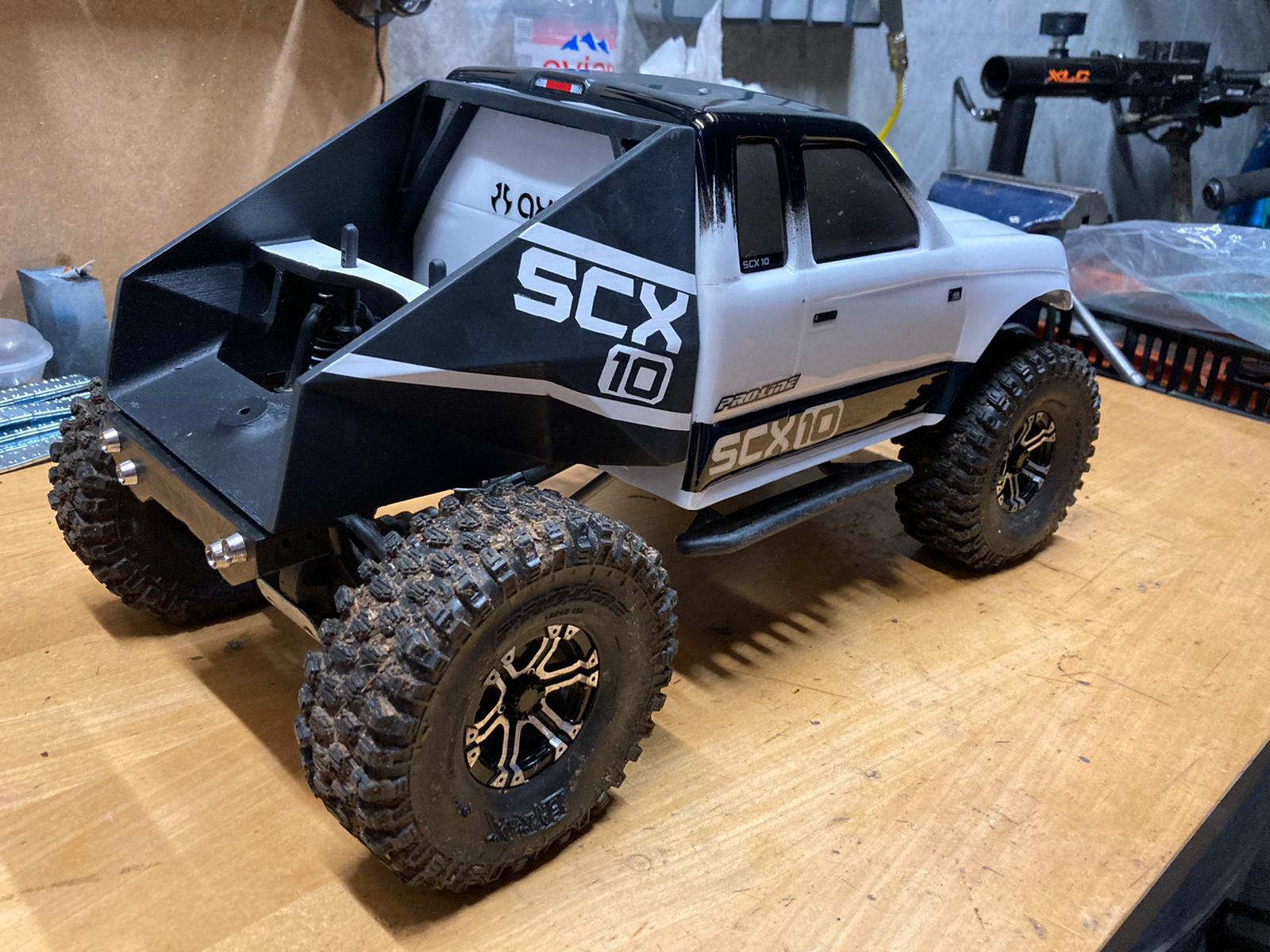 STL file SCX10 trail honcho rear cage 🎲 ・3D printer design to download ...