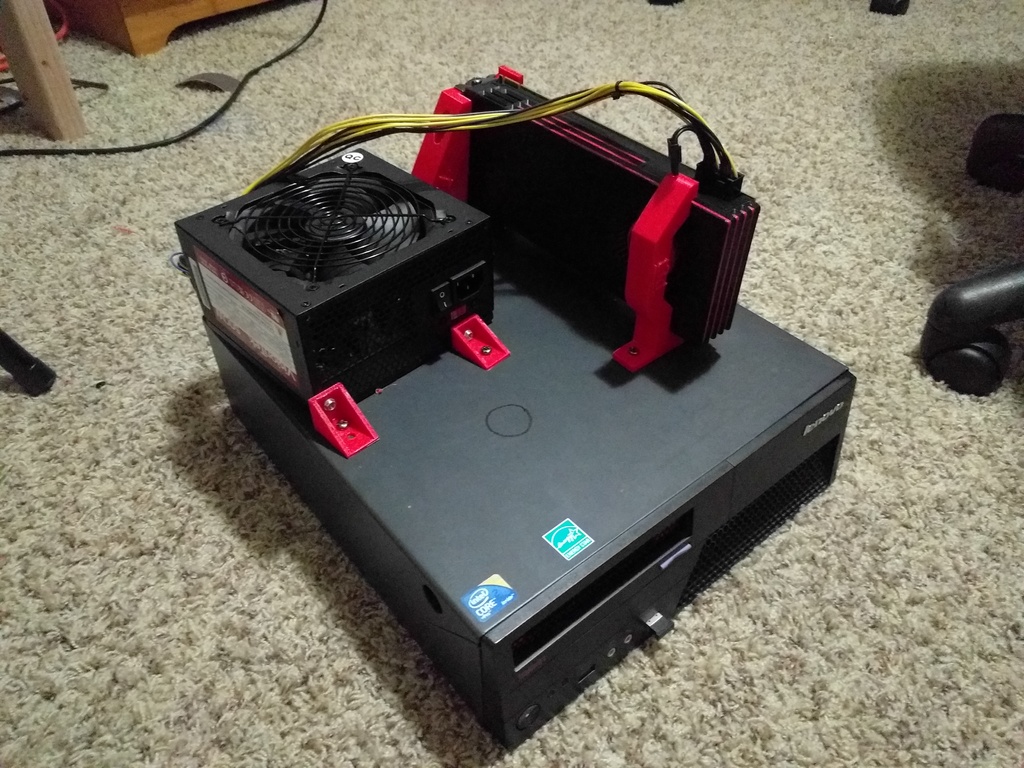 Free 3D file External Graphics Card Mount/Tower 👽・3D printing model to ...