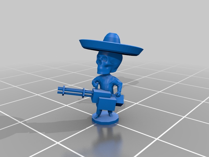 😵 Fallout Bobble Head(Day of the Dead Edition)・Free 3D File for ・Cults