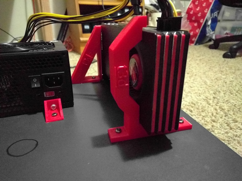 Free 3D file External Graphics Card Mount/Tower 👽・3D printing model to ...