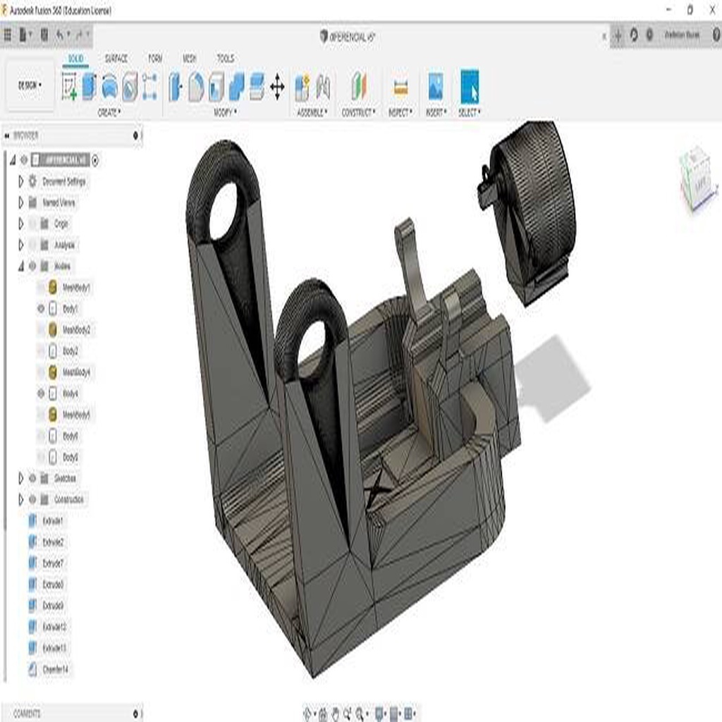 🧑‍🔧 Diferencial Automotivo / Adapter NEMA17 or ULN2003・Free 3D File for ...