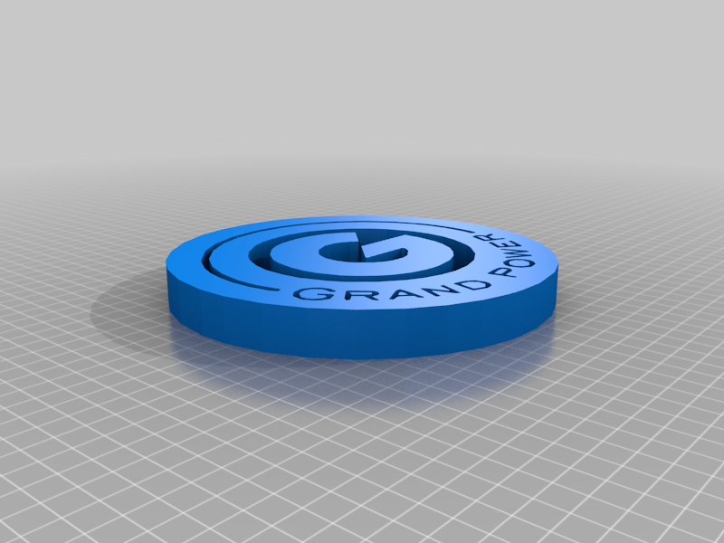 Arquivo grátis STL Logotipo de Grand Power 🚩 ・design para impressão 3D ...