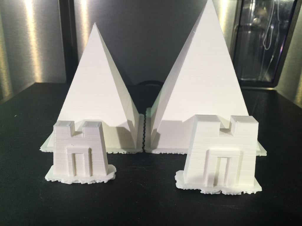 3D printed Pyramids of Meroe ‐Sudan‐・Cults