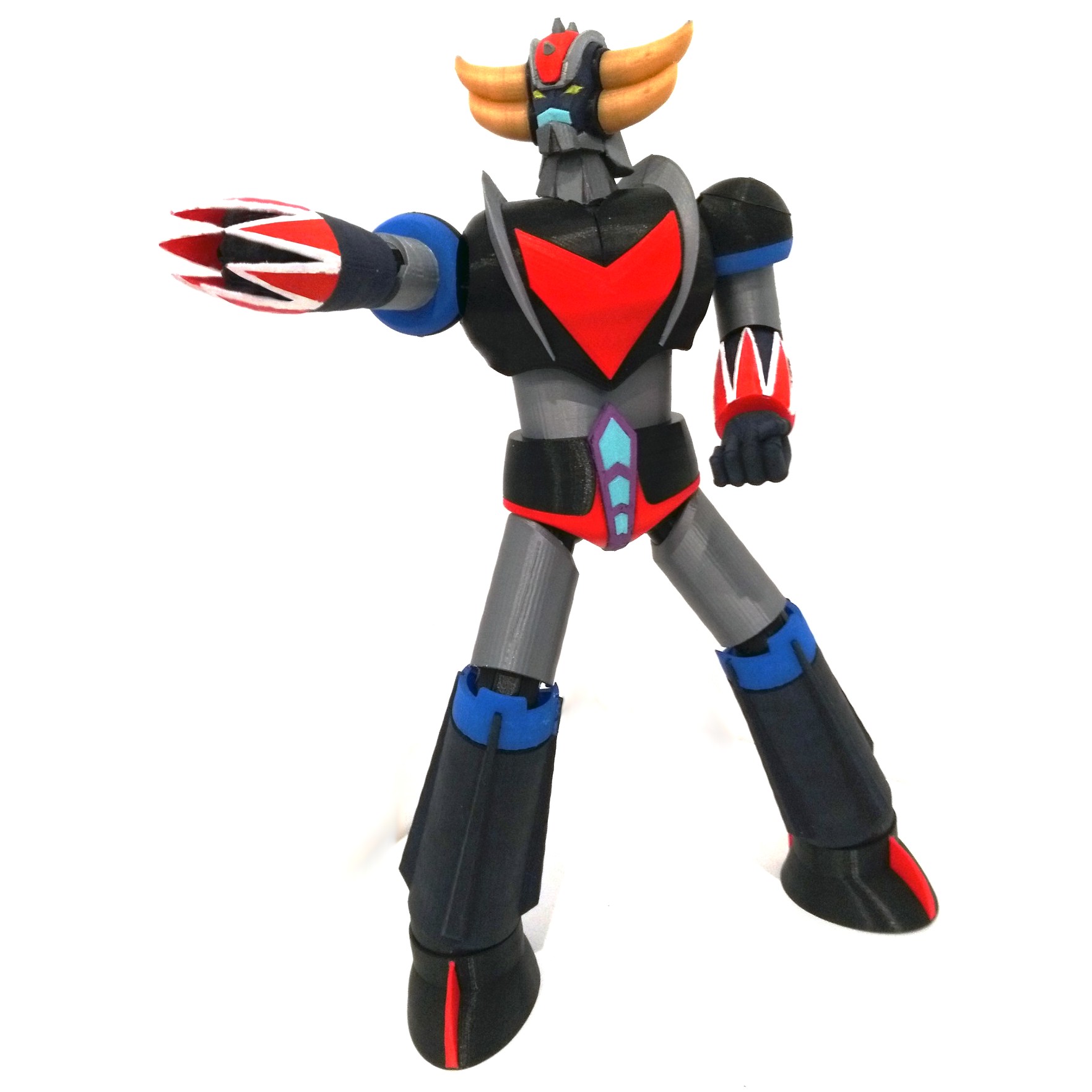 🛸 GOLDORAK – Modèle imprimable, configurable et articulé avec notice ...