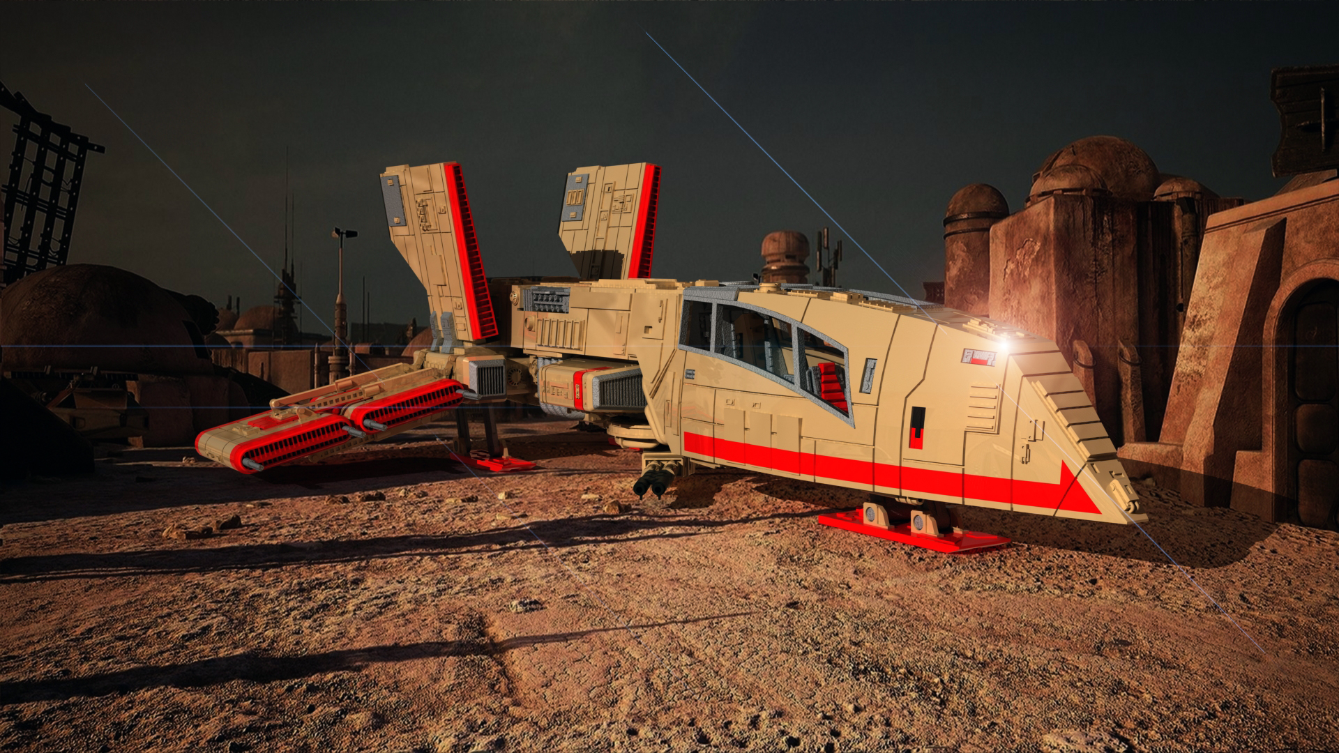 ⭐ STAR WARS MOLDY CROW HWK-290 HIGHLY DETAILED & PRINTABLE・ STL File for 3D printing・Cults