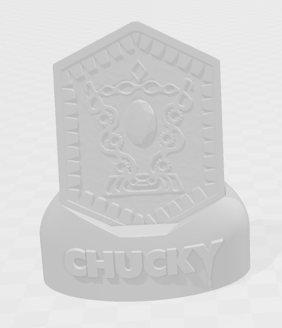 💜 Chucky Heart of Damballa Amulet with stand Model Kit・ 3D File for ・Cults