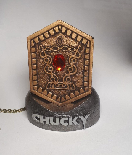💜 Chucky Heart of Damballa Amulet with stand Model Kit・ 3D File for ・Cults