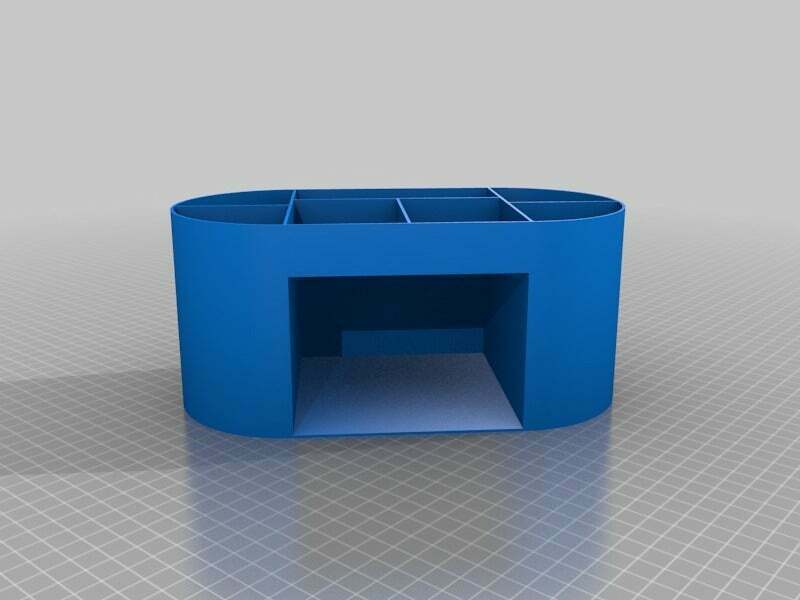 Free STL file Desk Organizer v0.1 🏢 (SCAD)・Design to download and 3D ...