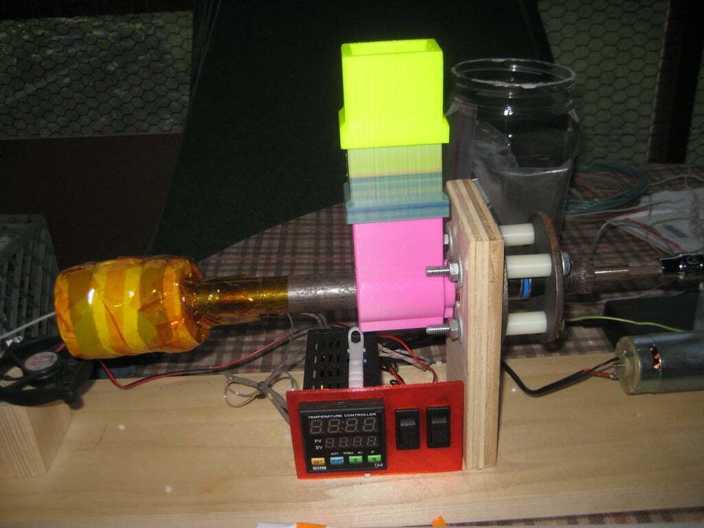 3D printing Filastruder hopper extension・Cults