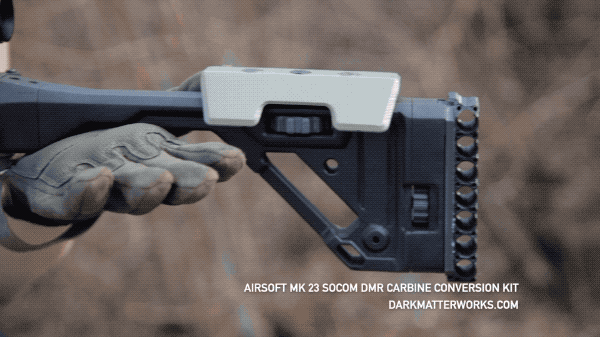 3D file MK23 SOCOM DMR Carbine conversion kit AIRSOFT Tokyo Marui/ASG 🔫 ...
