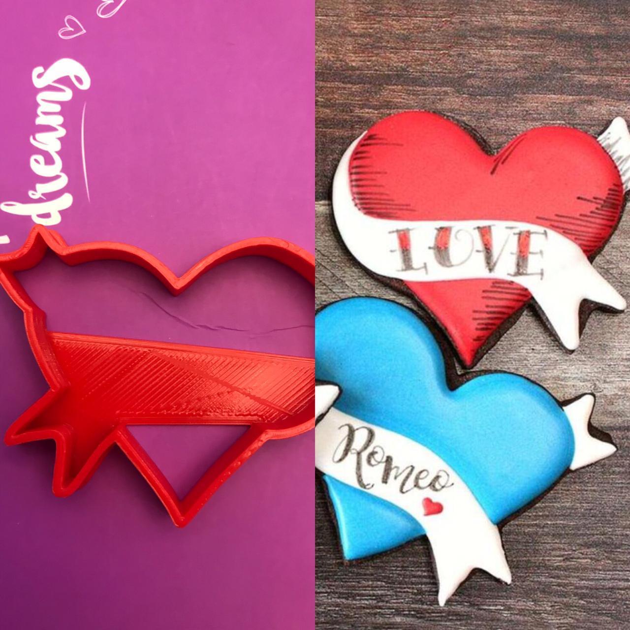 🍪 VALENTINE'S DAY COOKIE CUTTER・Free STL File for ・Cults