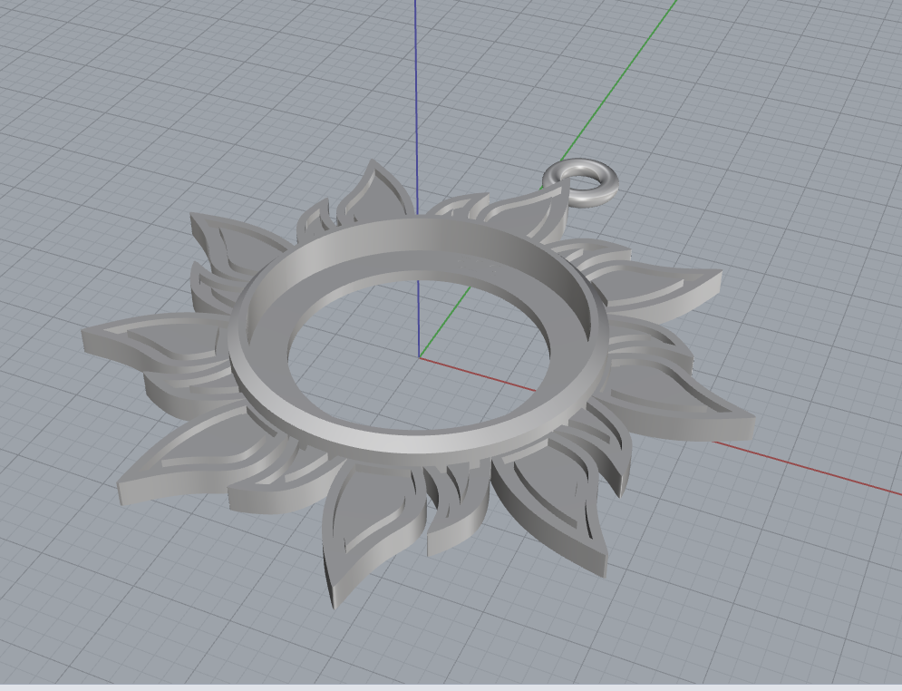 STL file Sun-Pendant 💍 ・3D printing idea to download・Cults