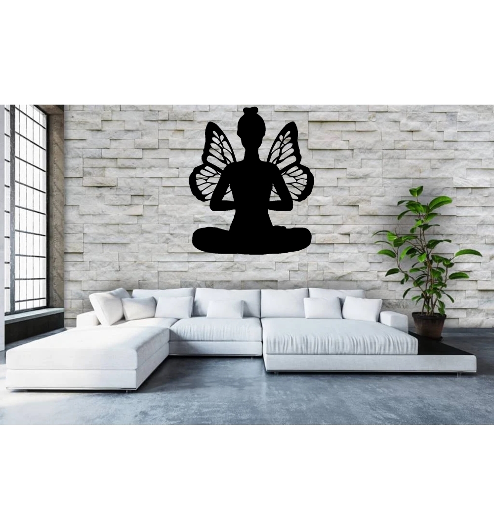 Archivo STL gratis MUJER MARIPOSA ESCULTURA MURAL 2D 🐉・Diseño de ...