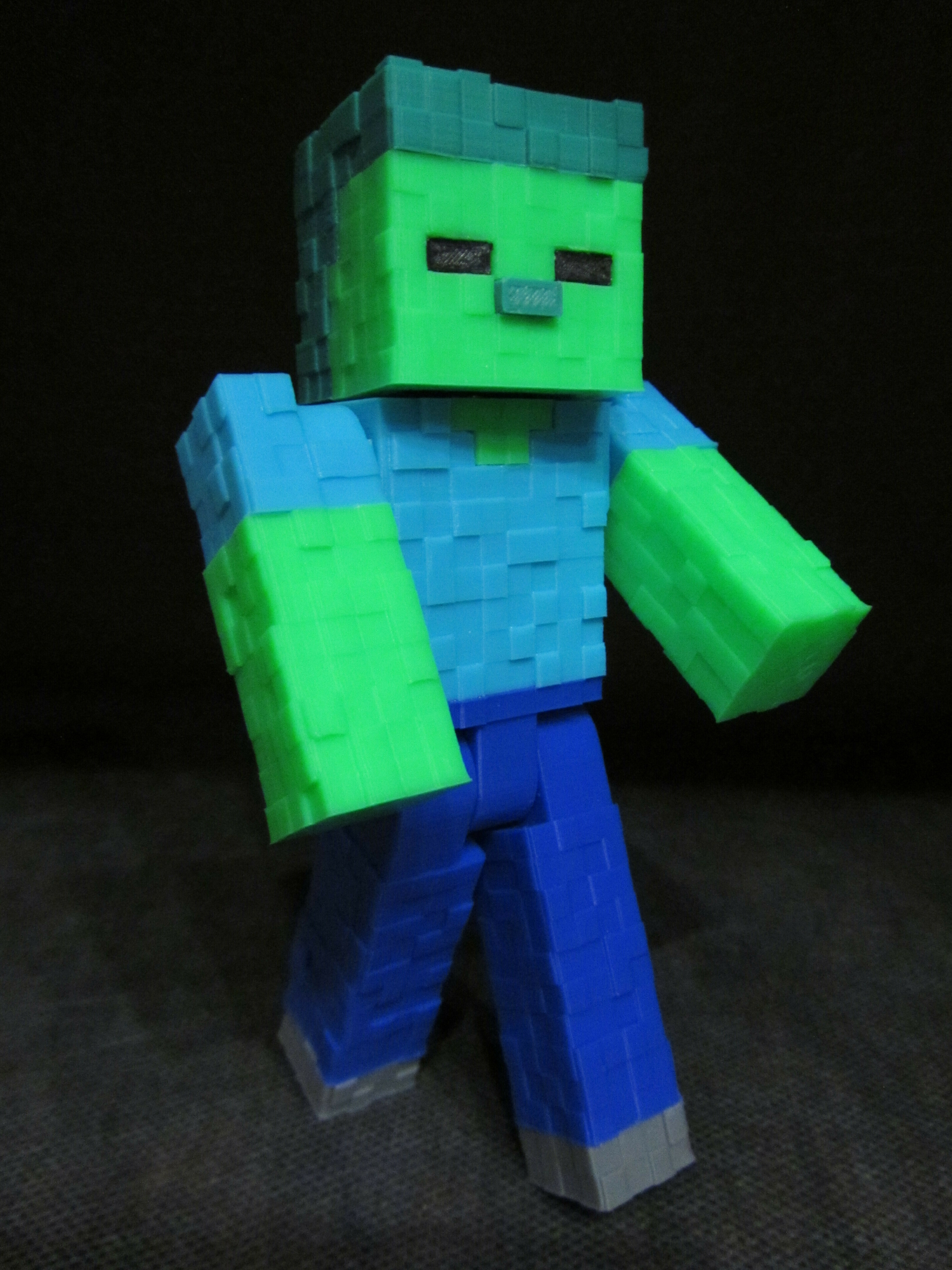 🧟 Minecraft Zombie (Easy print and Easy Assembly)・ STL File for 3D ...
