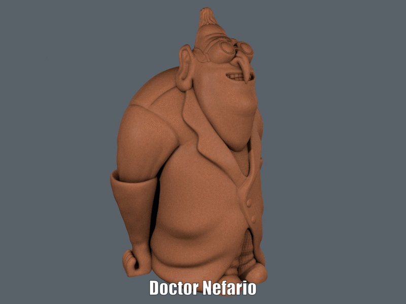 👹 Dr. Nefario (Easy print no support)・ STL File for 3D printing・Cults