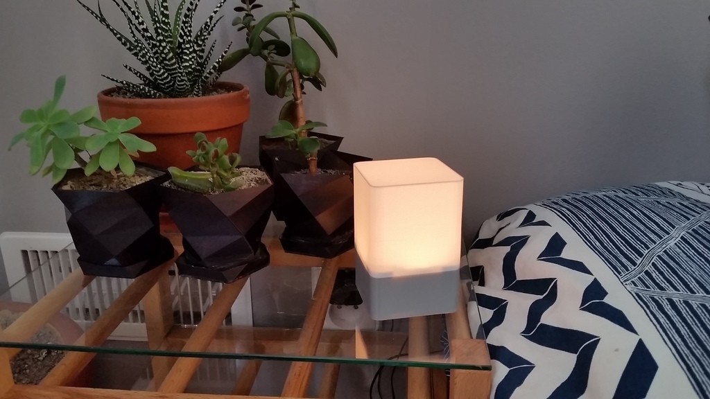 Free STL file Futuristic Bedside Lamp (RGBW) 🔦 ・3D printable design to ...
