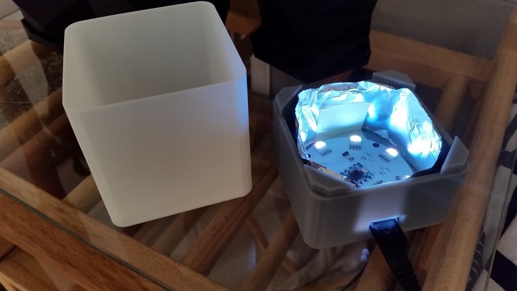 Free STL file Futuristic Bedside Lamp (RGBW) 🔦 ・3D printable design to ...