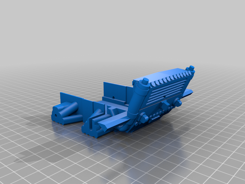 🪖 RC Light tank Mk. VII Tetrarch 1/20 scale model base split for small ...