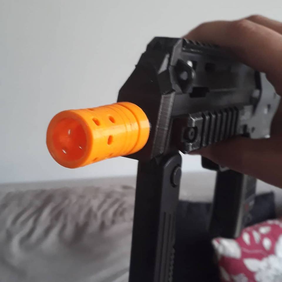 🔚 mp7 front end・ STL File for 3D printing・Cults