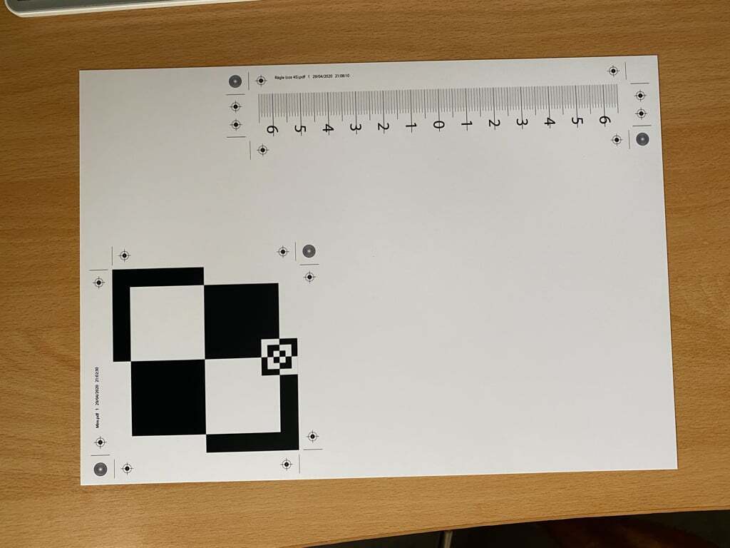 3D printable Mire calibration auto focus / Focus Calibration Chart・Cults