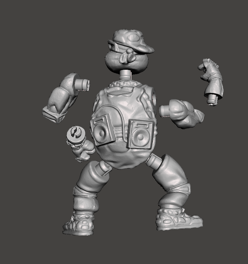 🥷 TMNT RAPPIN' MIKE (TEENAGE MUTANT NINJA TURTLES)・ STL File for ・Cults
