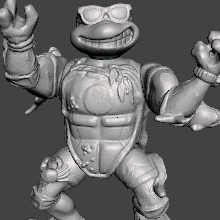 STL file TMNT SURFER MIKE VINTAGE ( TEENAGE MUTANT NINJA TURTLES) 🥷 ・3D ...