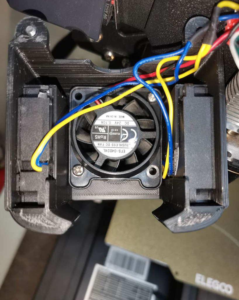 🧞‍♂️ Elegoo Neptune 3 Fan Duct with Silencer・Free 3D File for ・Cults