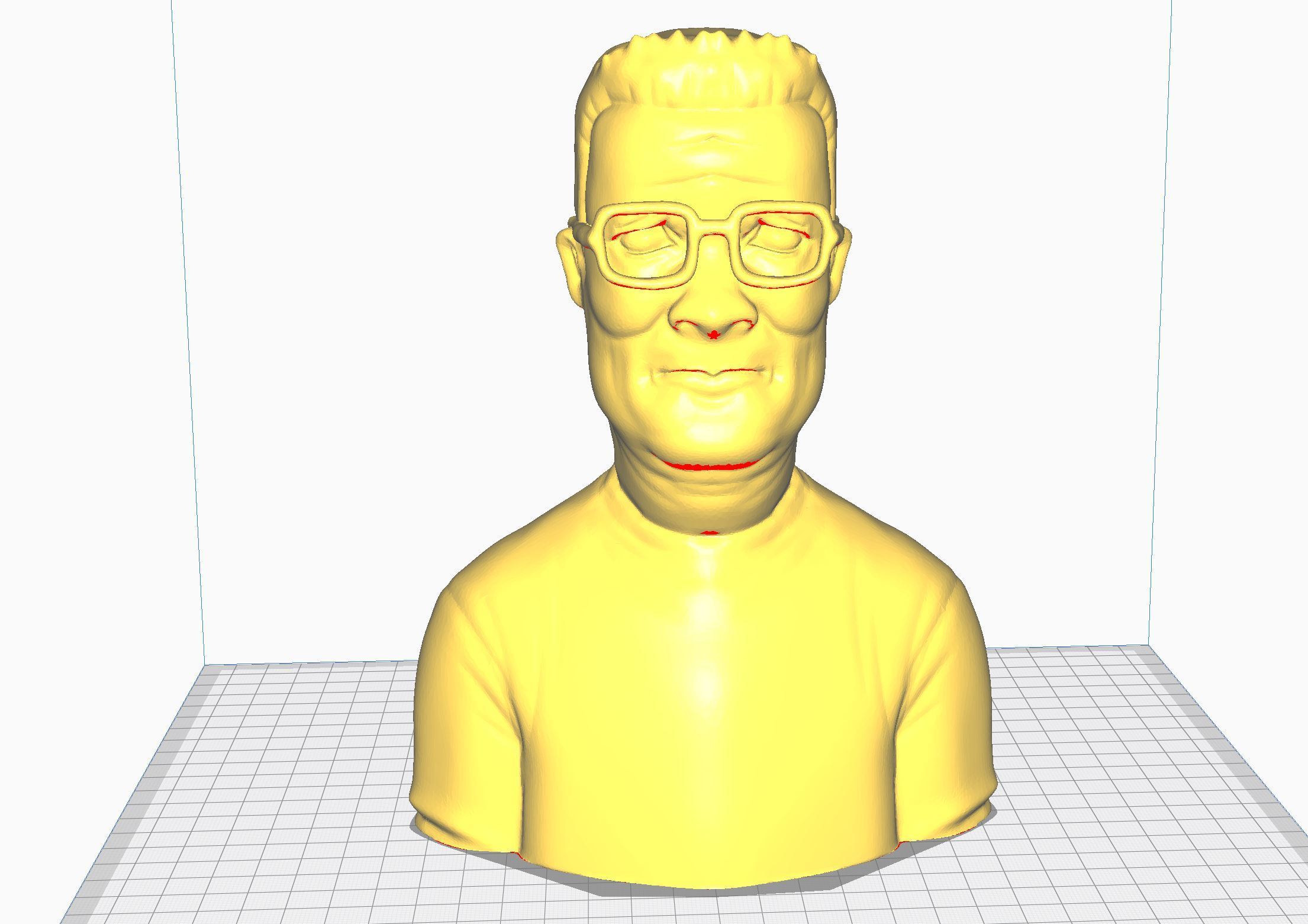 arquivo STL Hank Hill Bust - King of the Hill 👤 ・design de impressão 3D ...