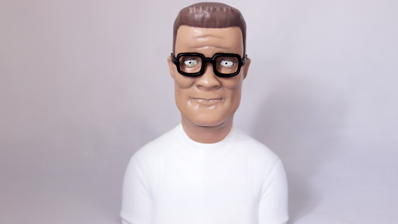 arquivo STL Hank Hill Bust - King of the Hill 👤 ・design de impressão 3D ...