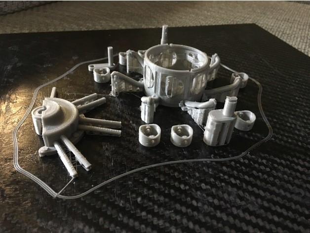 Free STL file Radial engine printable 🎲 ・3D printing template to ...