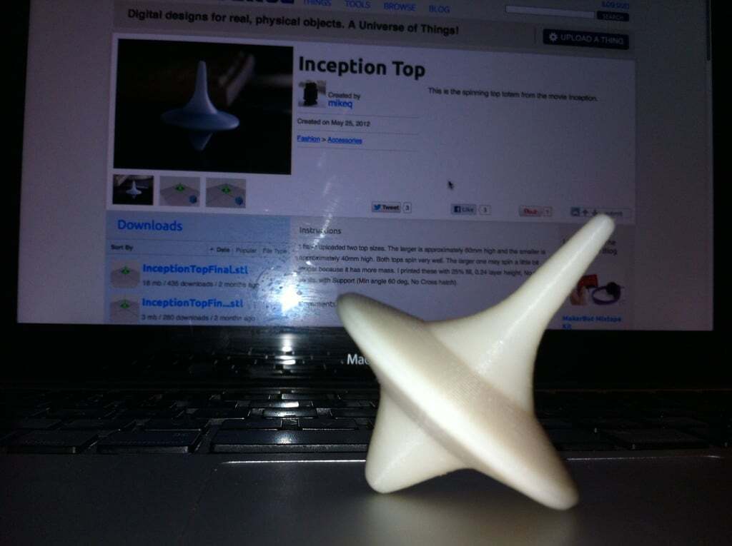 3D printing Inception Top・Cults